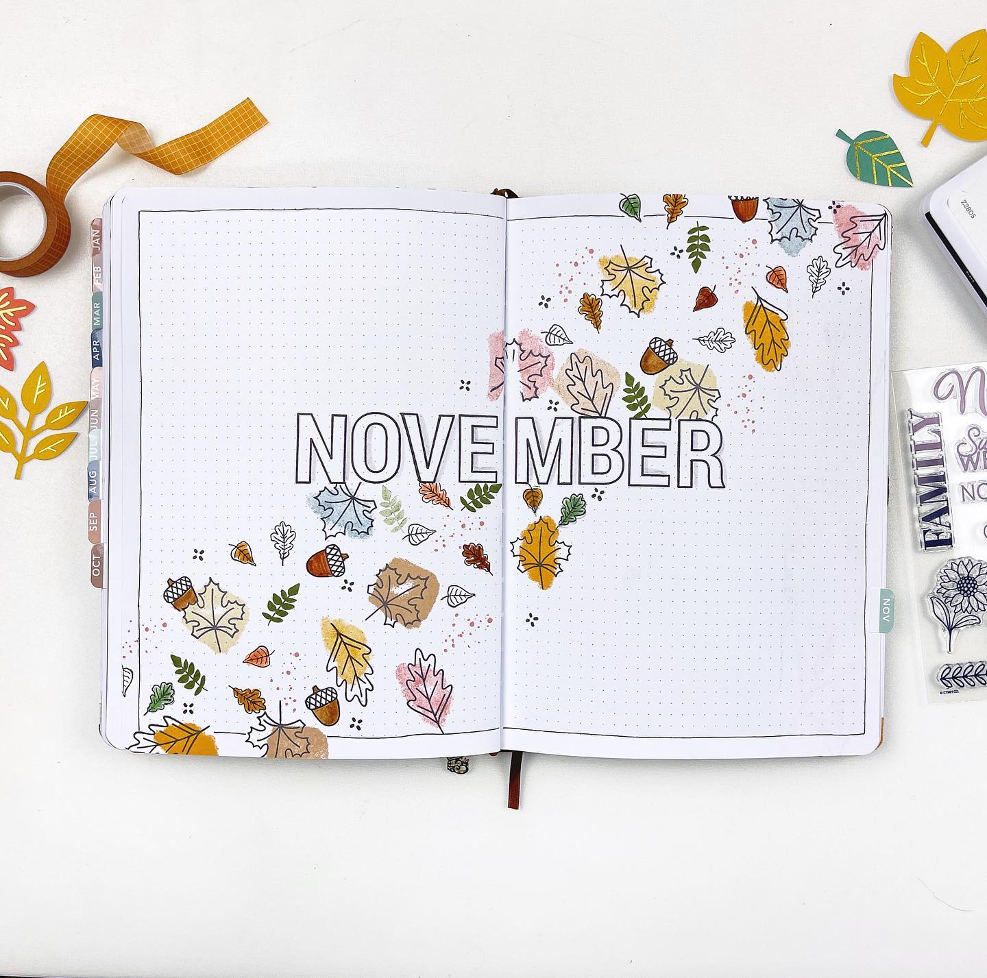 35+ November Bullet Journal Ideas